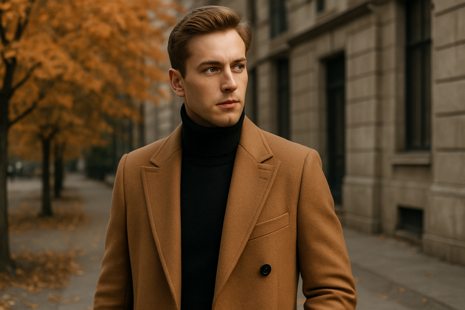 Męskie trendy – jak nosić golf i płaszcz, by wyglądać elegancko ...